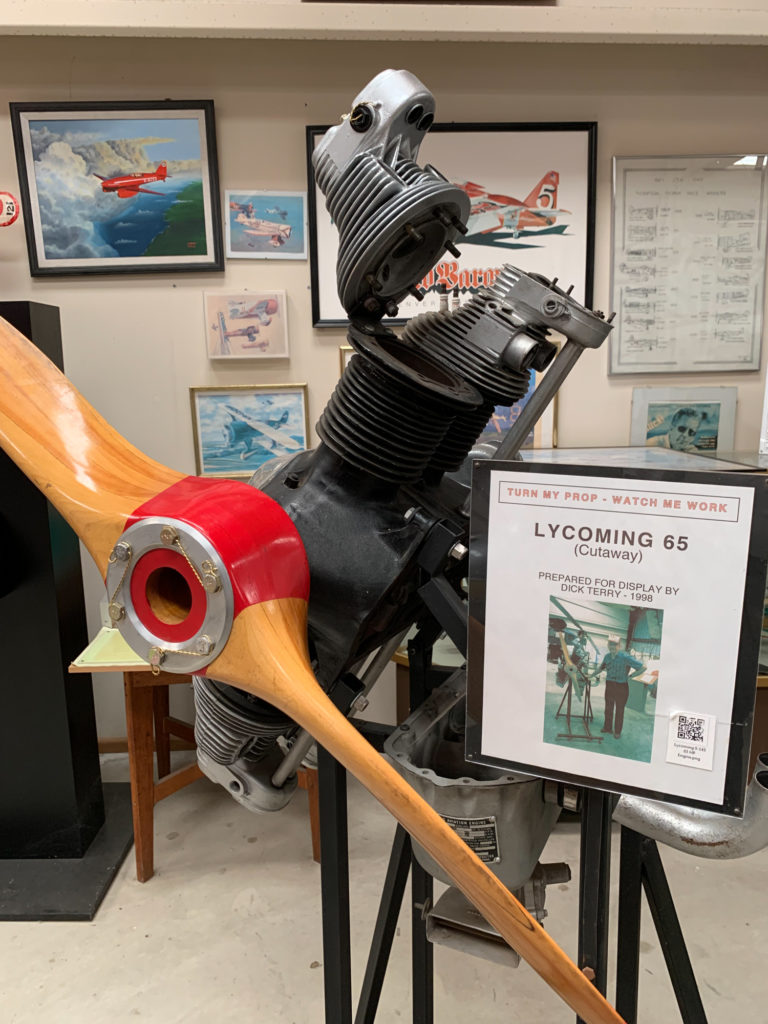 Lycoming Aircraft Engine O-145-B2 – Wings Of History Air Museum